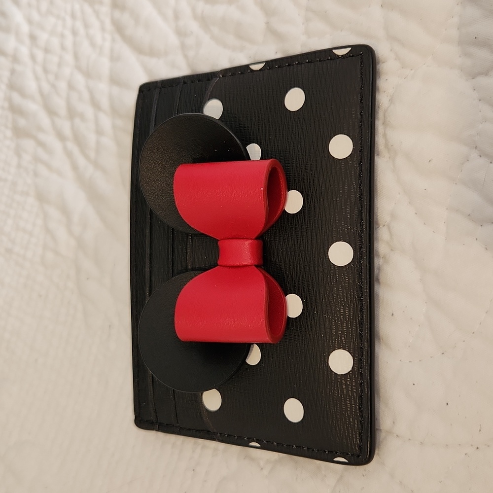 New Kate Spade Disney Minnie Mouse Id Card Holder Wit… - Gem